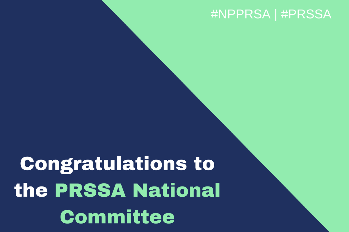 Congratulations to the PRSSA National Committee | The Edge