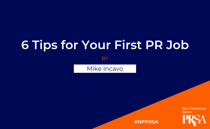6 Tips For Your First PR Job | The Edge
